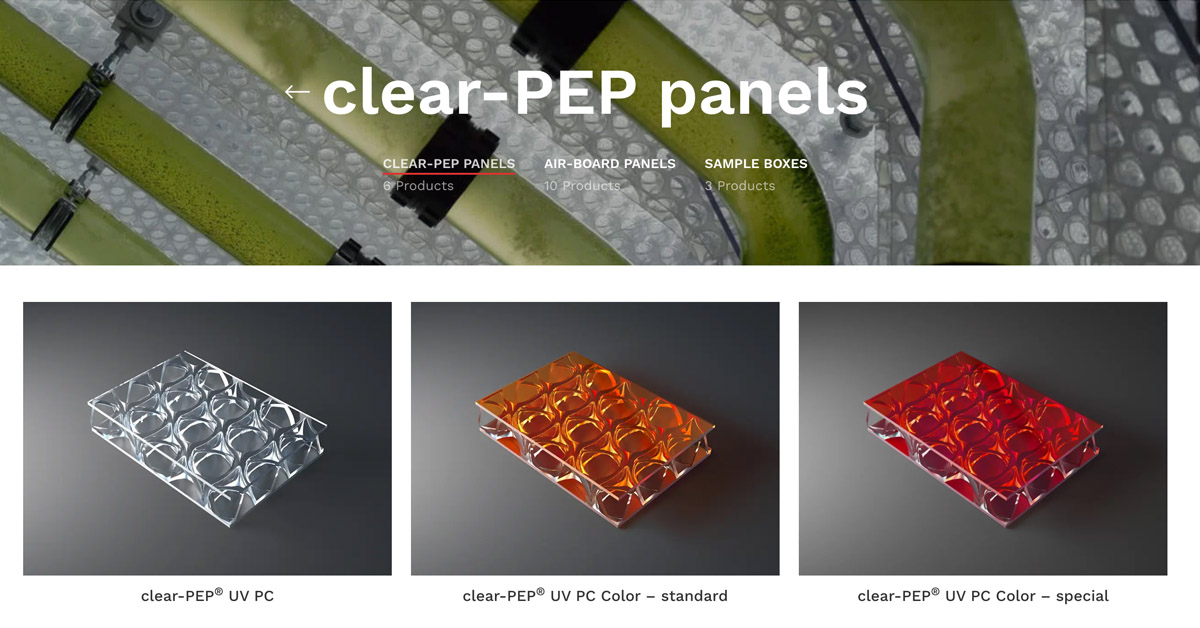 Moxie Surfaces clear-PEP ECO panels - FREE SAMPLES