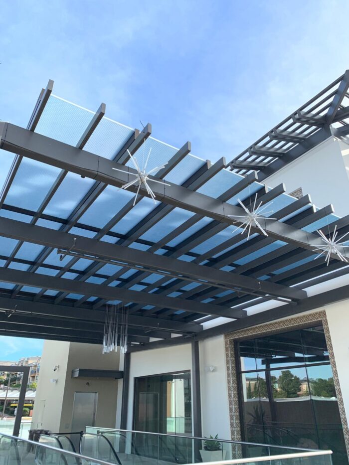 clear-PEP translucent UV-protected canopies - Moxie Surfaces